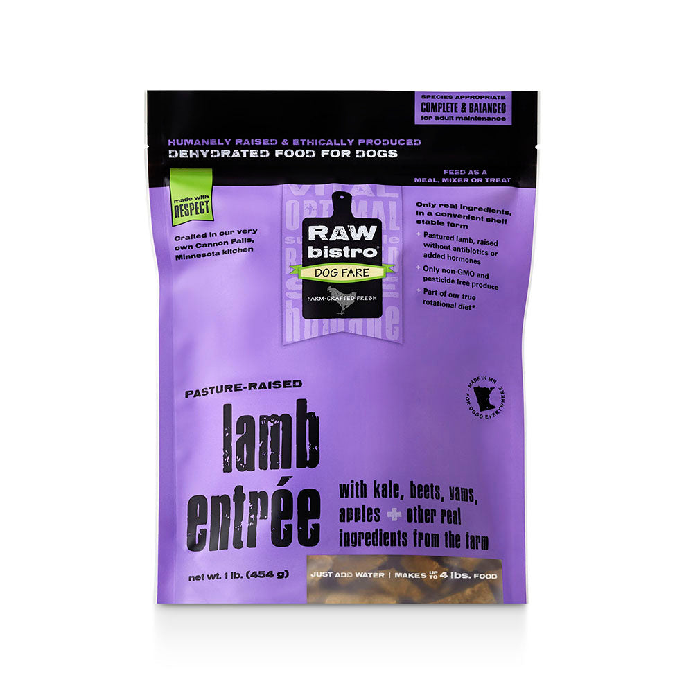 Dehydrated Lamb Dog Food – Raw Bistro Entrée